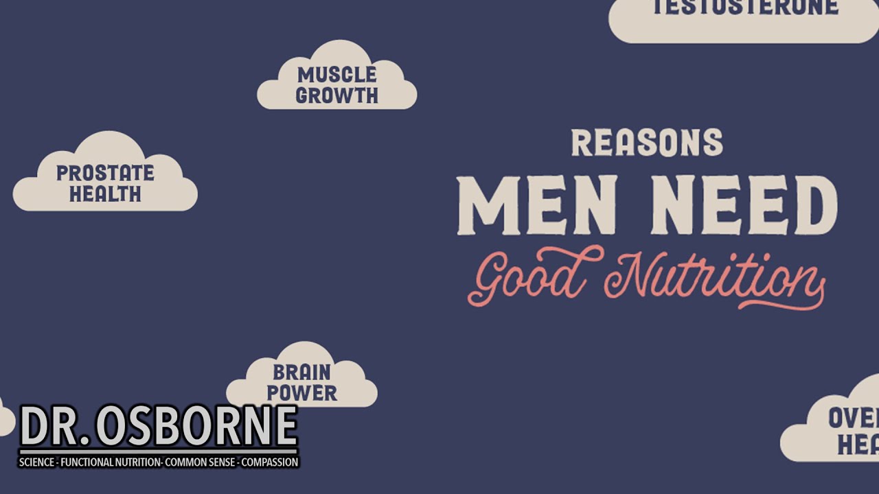 Real Men NEED Good Nutrition! - YouTube