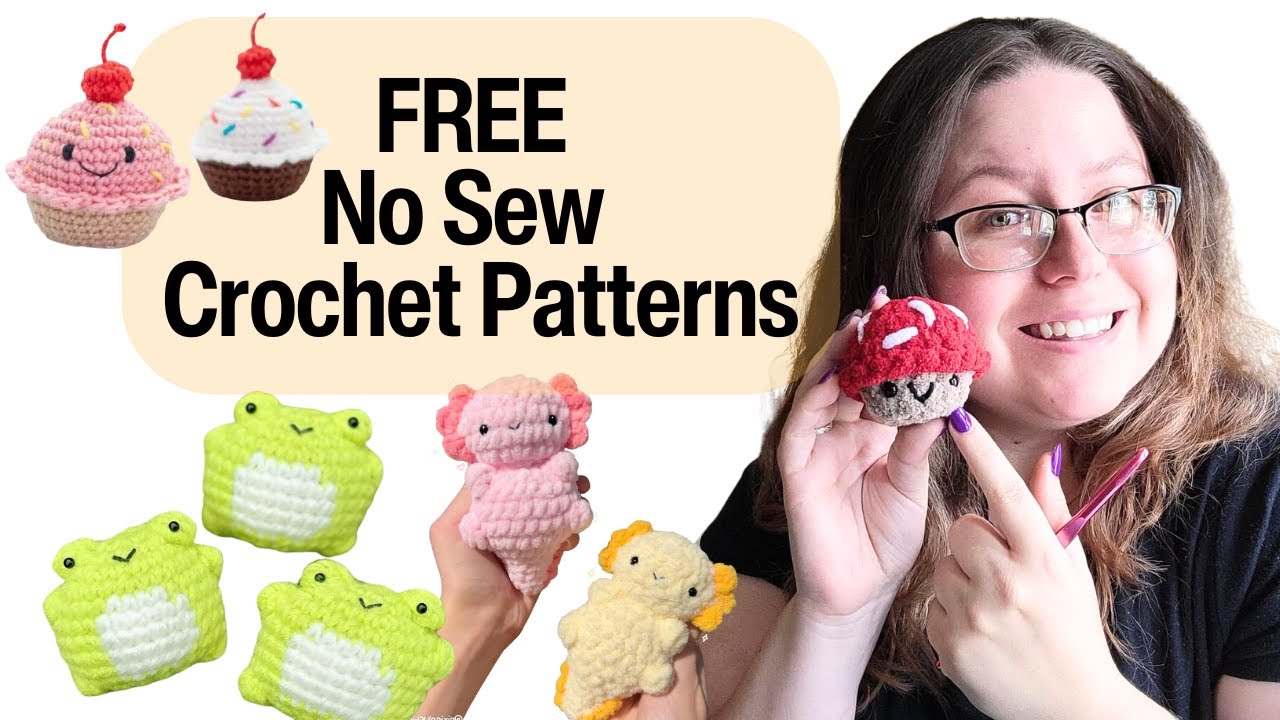 Part 1 - FREE No Sew Crochet Patterns To Make & Sell In Under An Hour ...