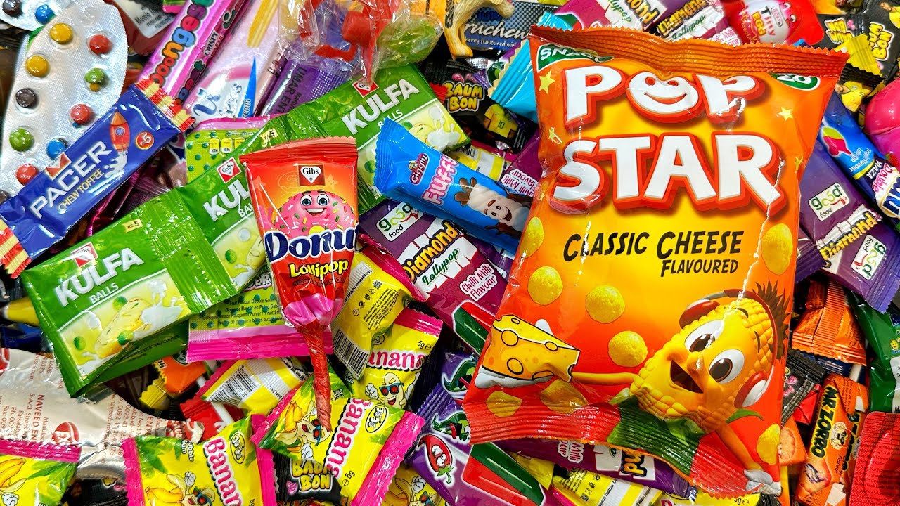 Satisfying Video | Yummy Rainbow POP STAR Candies,Chocolates and ...