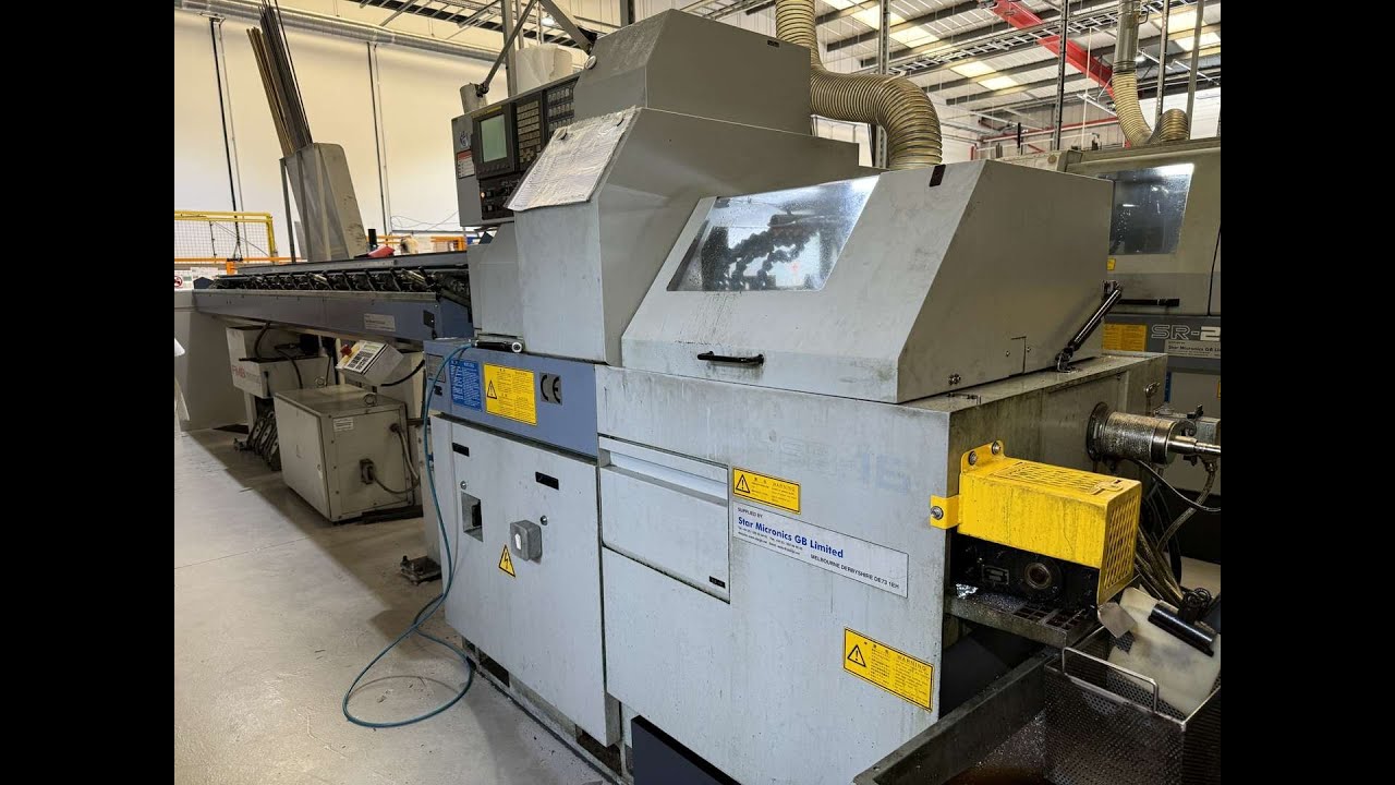 Star SB-16 CNC Sliding Head Lathe (4459/10) - YouTube