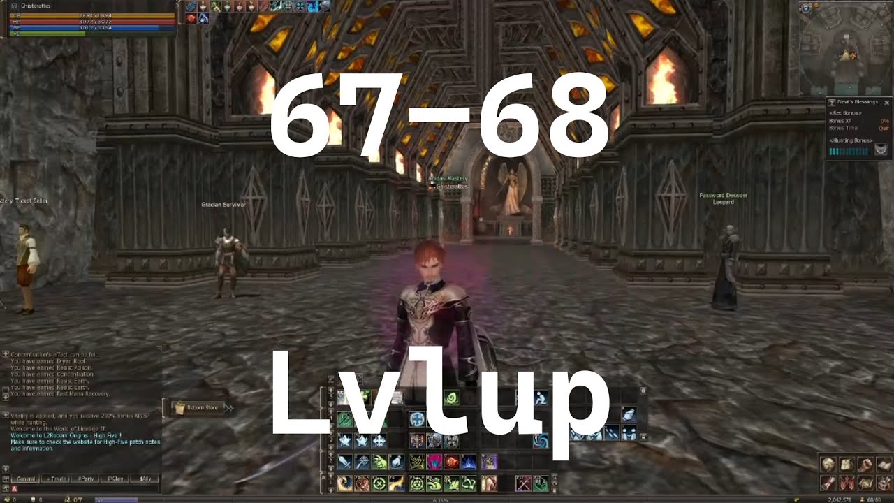 Chill prophet gameplay L2 Reborn Origins H5 lvling 67 - 68 - YouTube