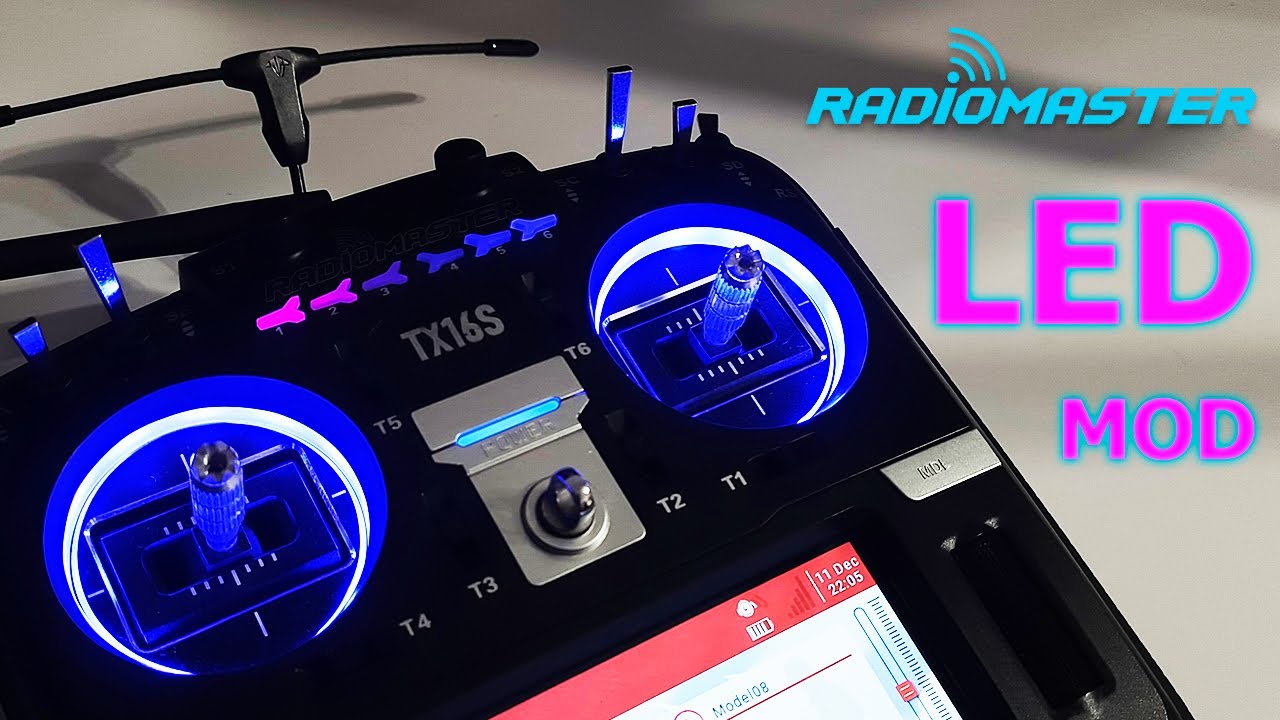 Radiomaster TX16S LED MOD. Не цыганщина! - YouTube