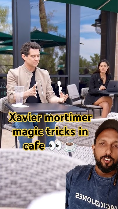 Xavier mortimer magic tricks in cafe /real magic 🪄#shorts #prank#magic #edit #funny #xavier# ...