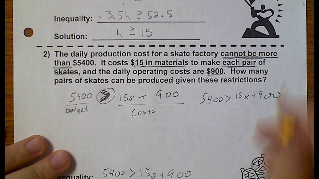 Algebra 1 Topic 3 2 Inequality Applications YouTube algebra-1-topic-3-2-inequality-applications-youtube
