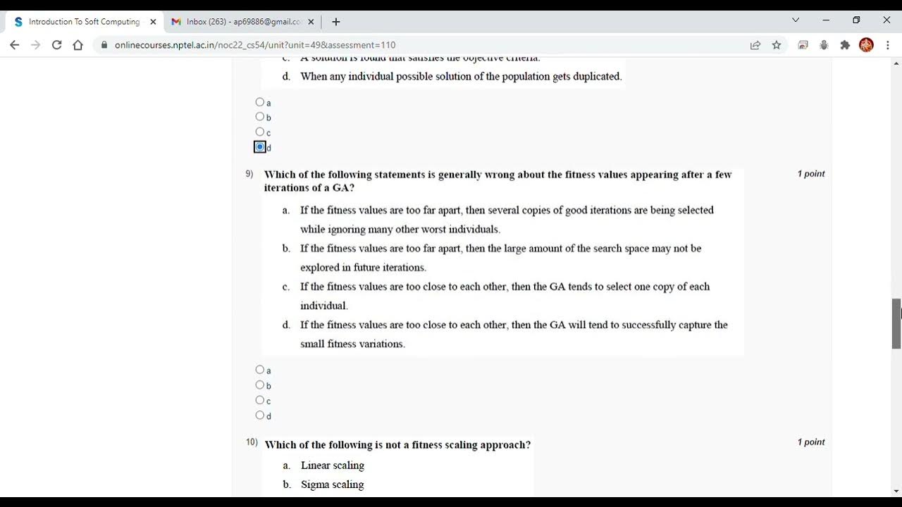 Introduction To Soft Computing || WEEK-5 ASSIGNMENT-5 || NPTEL 2022 || - YouTube