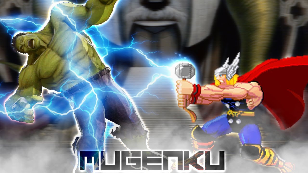 One Minute Melee! Hulk vs Thor! Marvel vs Capcom Street Fighter MUGEN ...