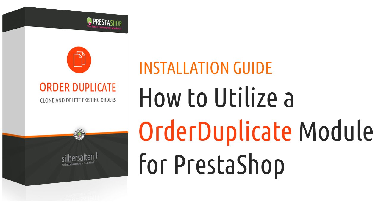 OrderDuplicate - Duplicate and Delete existing Orders - YouTube