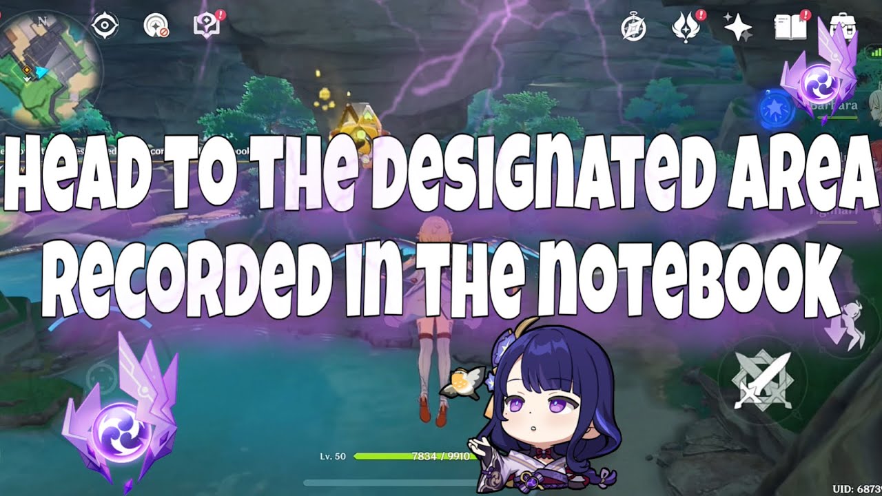 Head to the designated area recorded in the notebook - YouTube