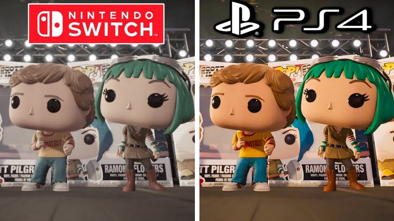 Funko Fusion PS4 vs Nintendo Switch Graphics Comparison - YouTube