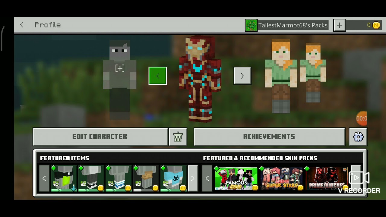 my new iron man skin in Minecraft! lumen : city challenge - YouTube