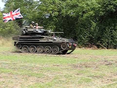 British Lt Tank Scorpion - YouTube