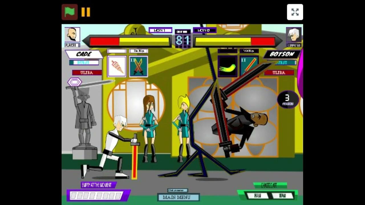 Everron Developer match Cade vs Boyson simplistic 2d indie game fighting game gamedev devlog ...