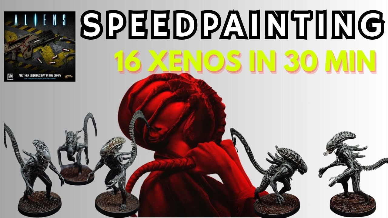 Xenomorph Speed Painting Inspired by Aliens – Beginner-Friendly by QLT ...