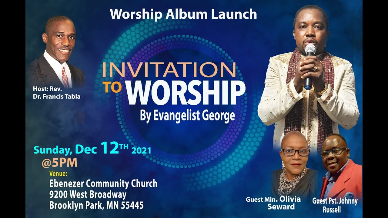 Rev George Doe Jr worship Album Launch - YouTube
