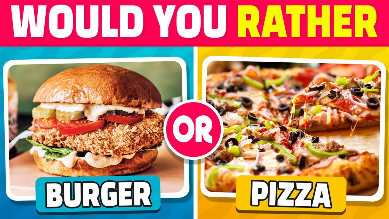 Would You Rather - Food Edition 🥞🍟 - YouTube