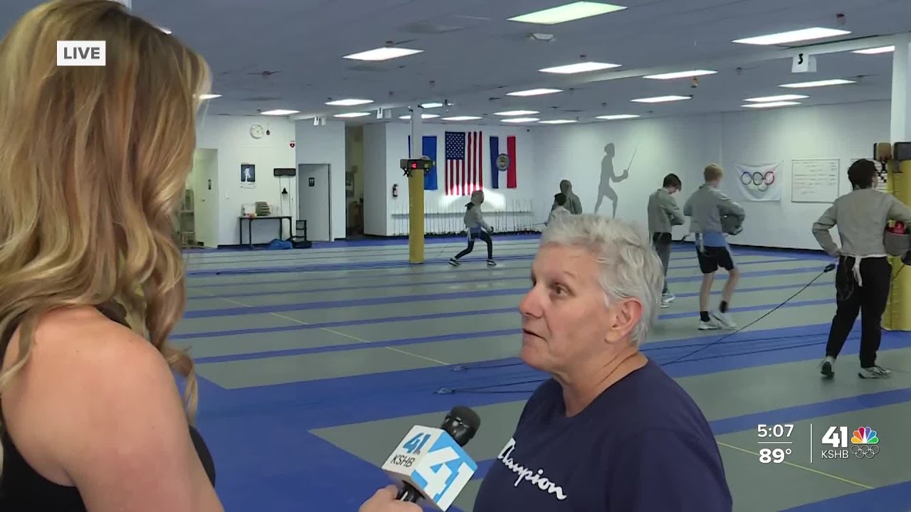 KSHB 41's Caitlin Knute learns more about fencing as Olympics kick off ...