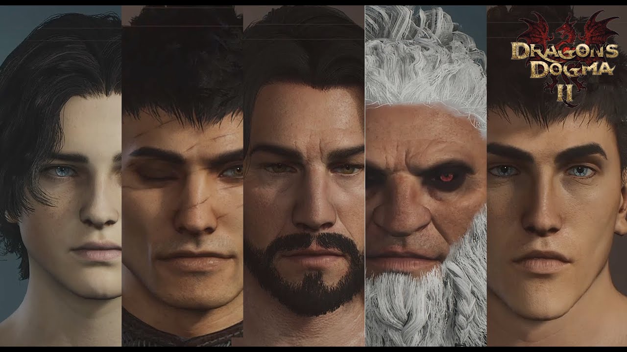 Male Character Creation Settings Compilation ~ Dragon's Dogma 2 - YouTube