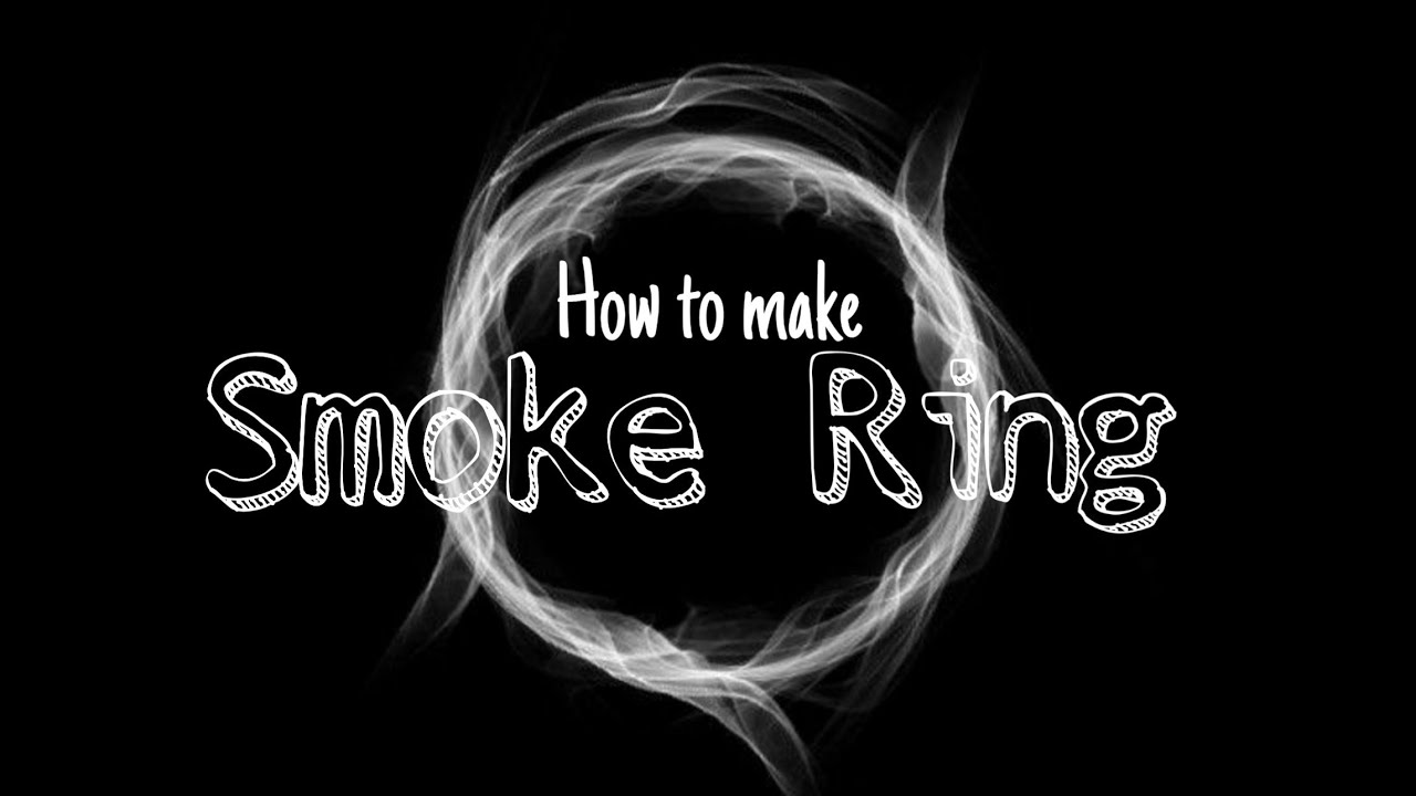 How to make SMOKE RINGS at home | Making Smoke Rings Maker | Dear ...