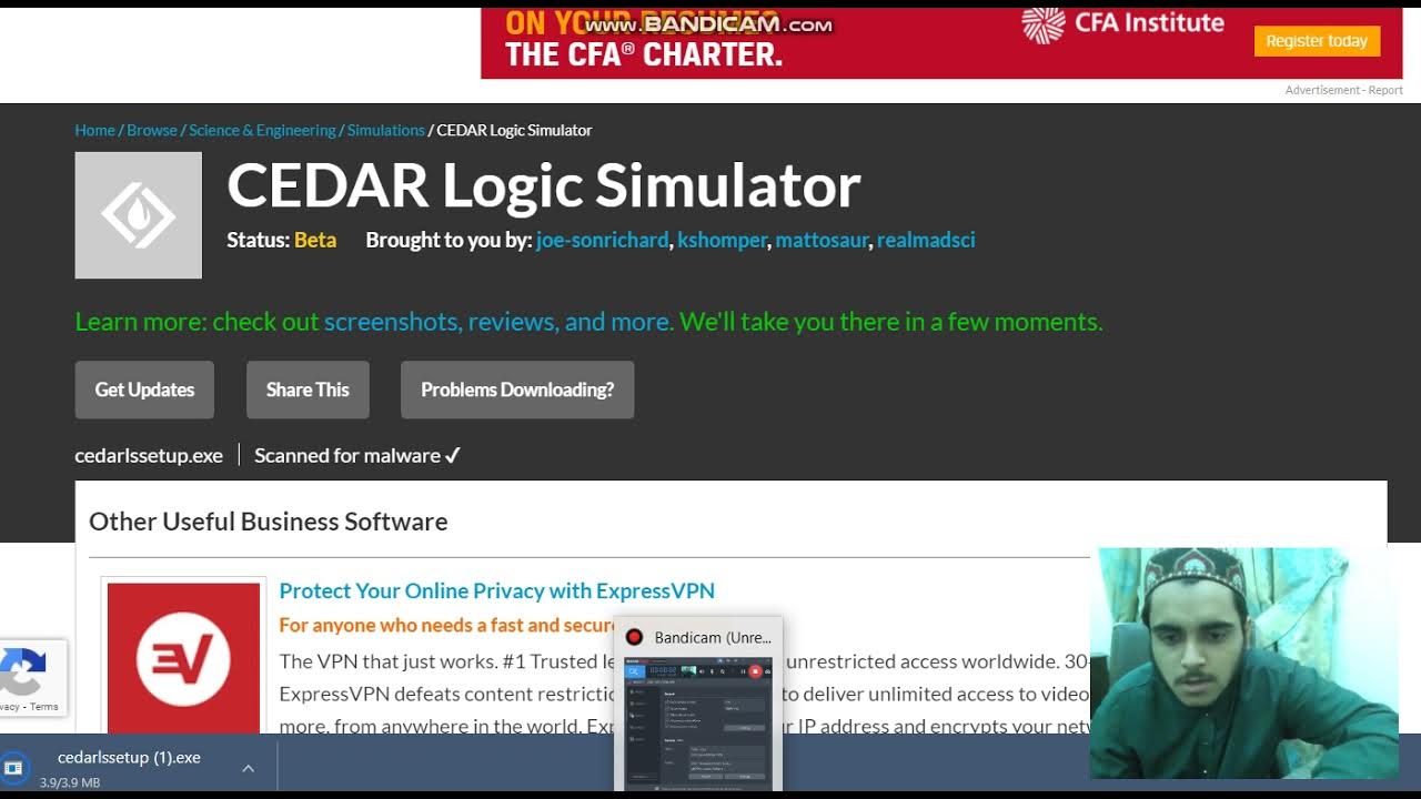 How to download CEDAR logic simulator - YouTube