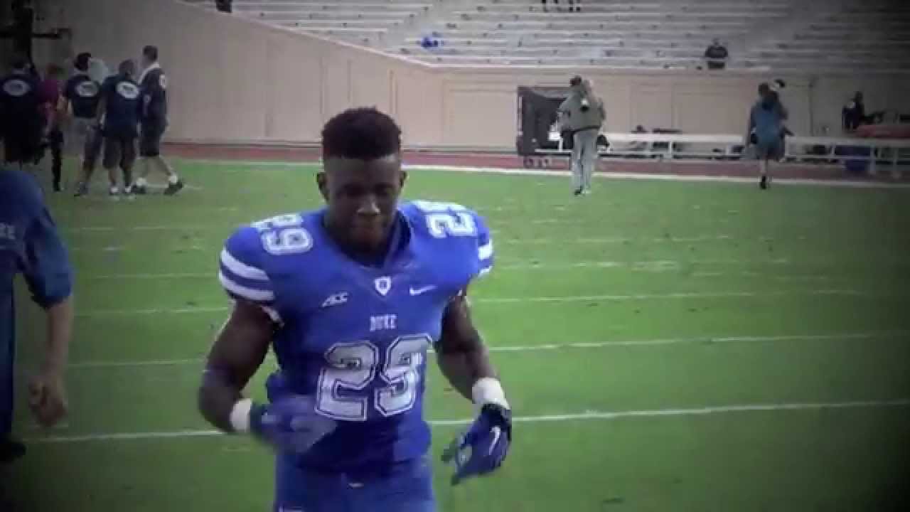 Shaun Wilson Breaks Duke Rushing Record! - YouTube
