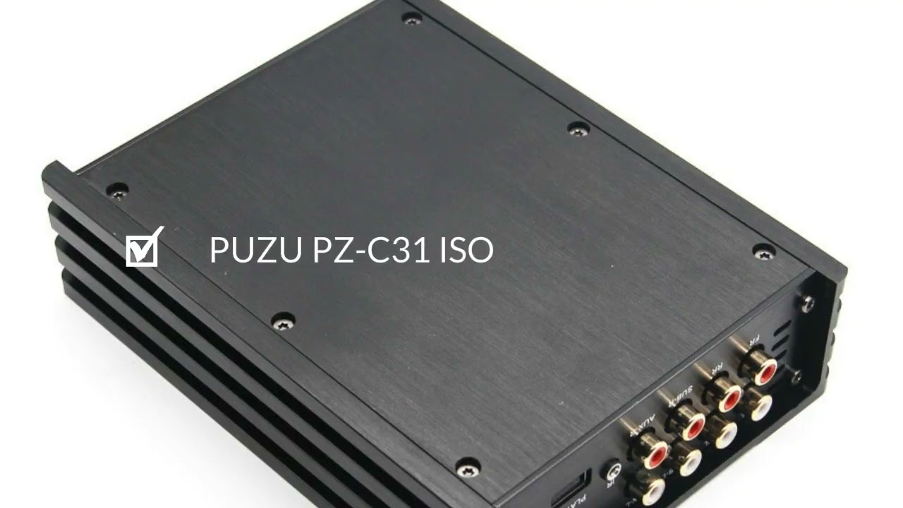 PUZU PZ C31 ISO Wiring Harness Cable Car DSP Amplifier 2022 - YouTube