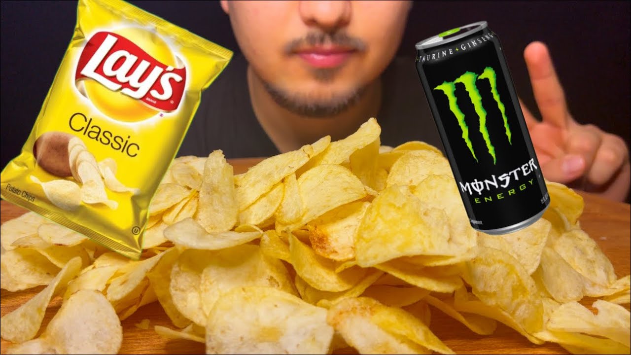 ASMR EATING | asmr salt chips with ketchups - YouTube