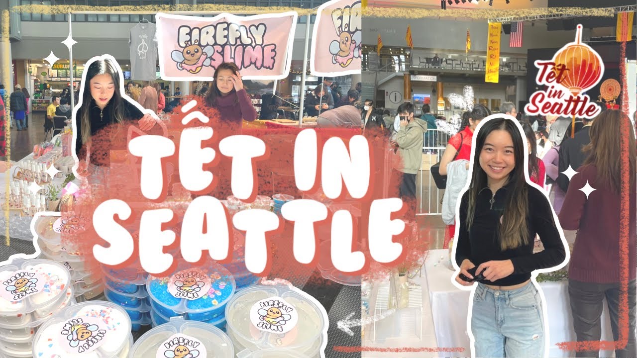 convention vlog | selling slime @ Tết in Seattle 2023 - YouTube