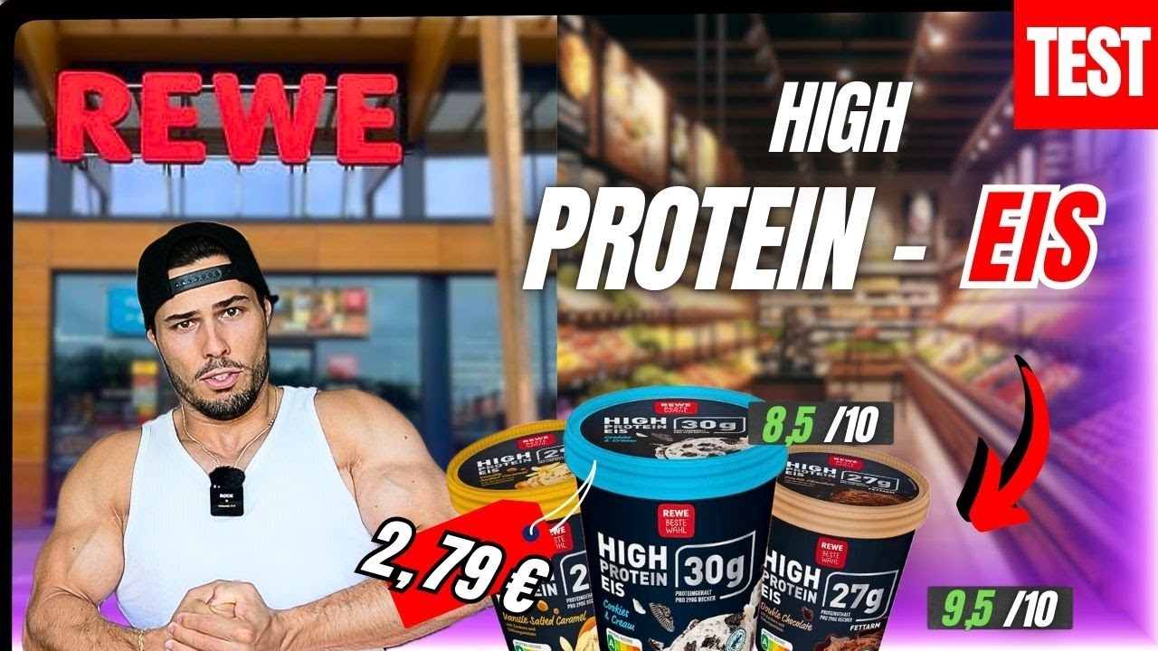 DAS können ESN & More…NICHT! REWE macht jetzt HIGH-PROTEIN in’s EIS…mit ...