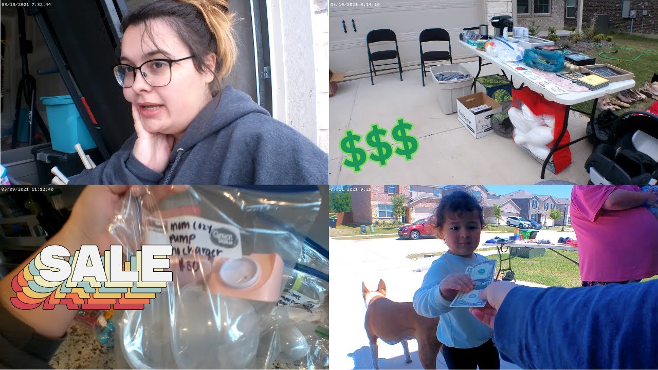 Garage Sale Weekend, Selling all our baby items! - YouTube