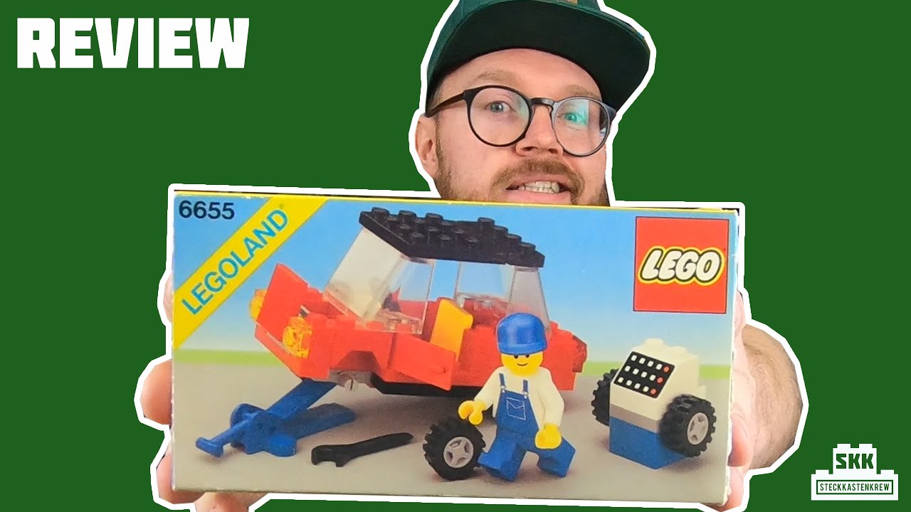 LEGO® 6655: Auto reparieren und Räder wechseln im Jahr 1984 [Review ...