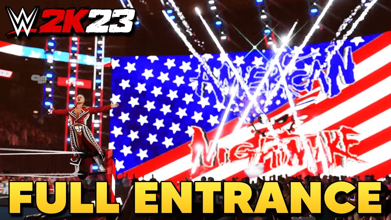 WWE 2K23: FULL Cody Rhodes Entrance REVEAL! - YouTube