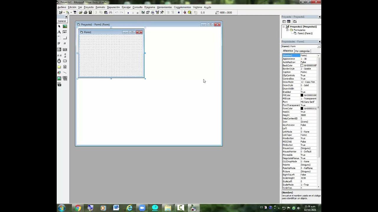 HERRAMIENTAS DE VISUAL BASIC - YouTube