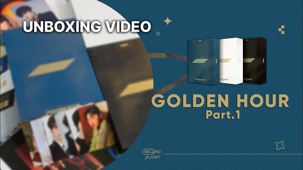 ATEEZ [GOLDEN HOUR : Part. 1] UNBOXING VIDEO #ATEEZ #GOLDENHOUR_Part1 # ...
