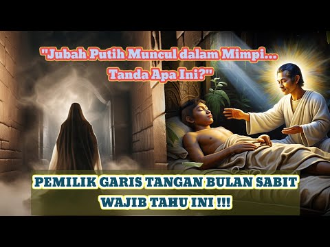 ARTI MIMPI BERTEMU SOSOK BERJUBAH PUTIH UNTUK KAMU YANG PUNYA GARIS TANGAN BULAN SABIT !!!