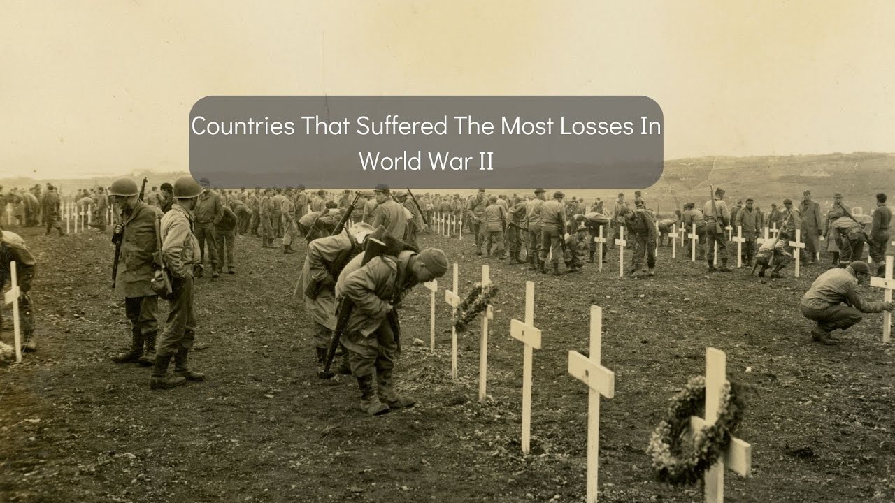 Top 30 Countries That Suffered The Most Losses In World War II - YouTube