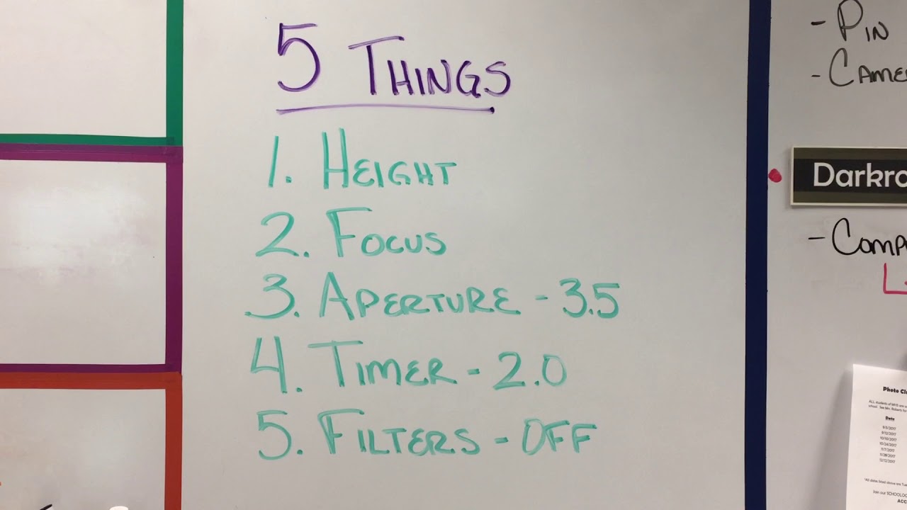 Set up: 5 things - YouTube