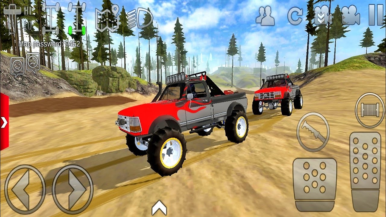 Offroad Outlaws - Monster Trucks Hill Climbing Android Game #Red Trucks ...