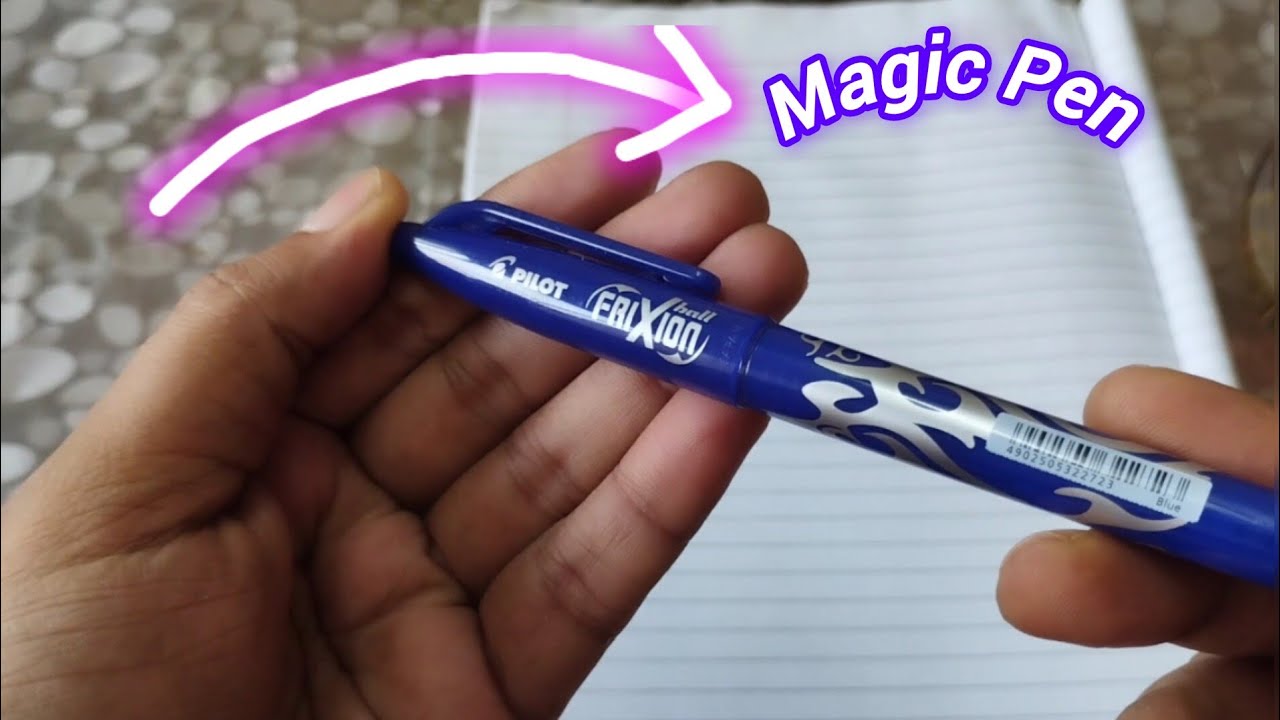 Erasable Magic Rollerball Pen | Unique gadget | Magic Pen - YouTube