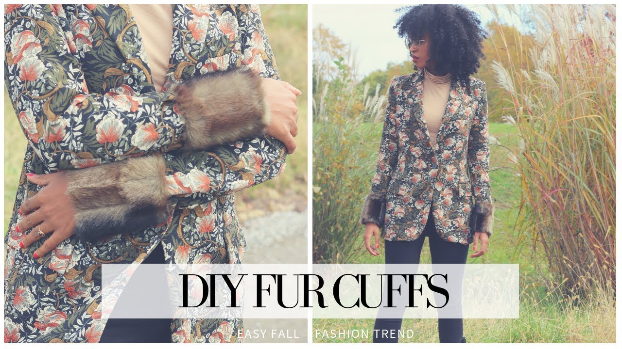 Easy DIY Fur Cuffs For Fall | No Sewing Machine | Kelsley Nicole - YouTube