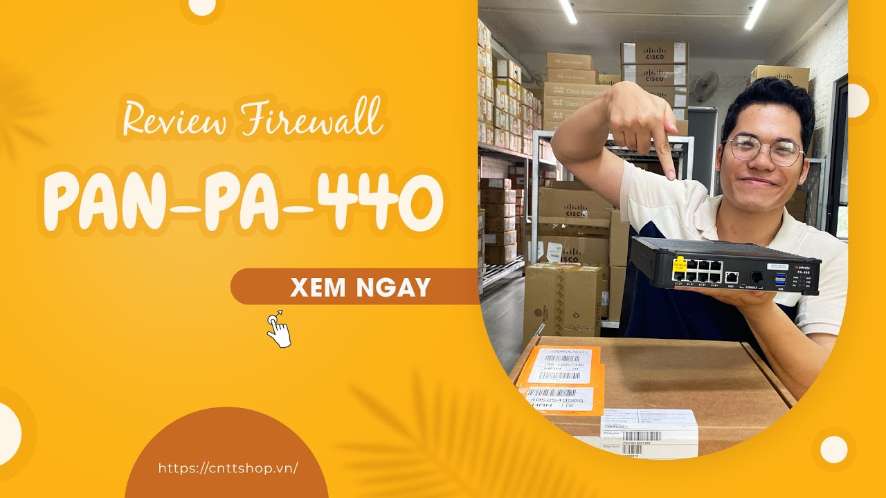 Review Firewall Palo Alto PAN-PA-440 - YouTube