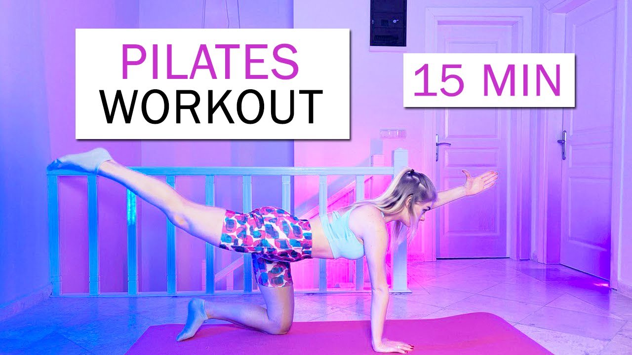 15 MIN PILATES WORKOUT - Slow Full Body Toning - YouTube