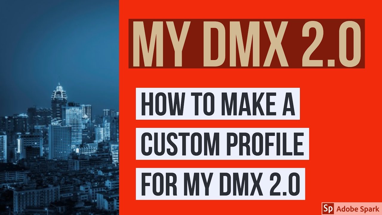Making profiles for My DMX 2.0 - Dj chasemode - YouTube