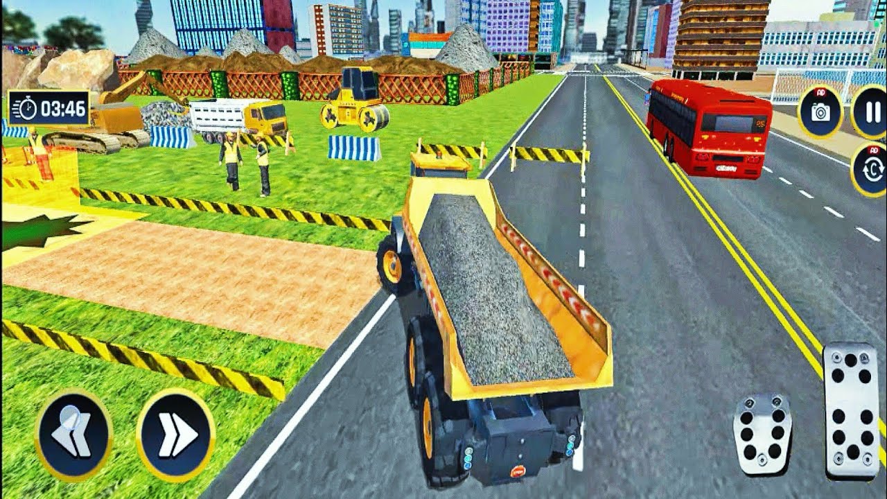 Heavy Jcb Game Construction Simulator | Android Gameplay - YouTube