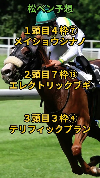 2025年7月13日(日)WIN5予想 #2レース目 #win5予想 #競馬 #松下ペンギン - YouTube