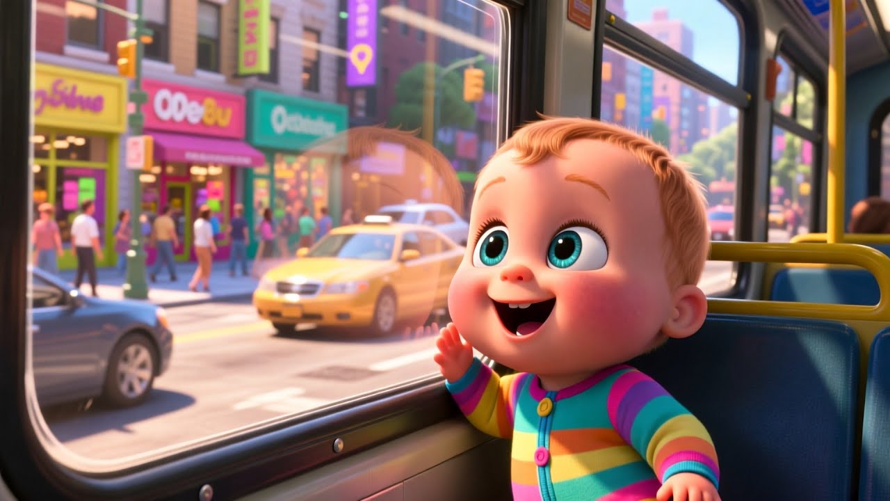 Baby Whoom Whoom Bus Trip 🚌 | Learn Colors, Numbers, and Fun for Kids ...
