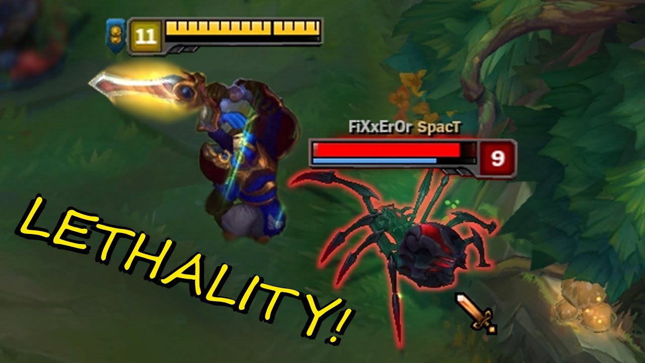LETHALITY + CRITICAL STRIKE!! Insane GAREN Damage! [ League of Legends ...