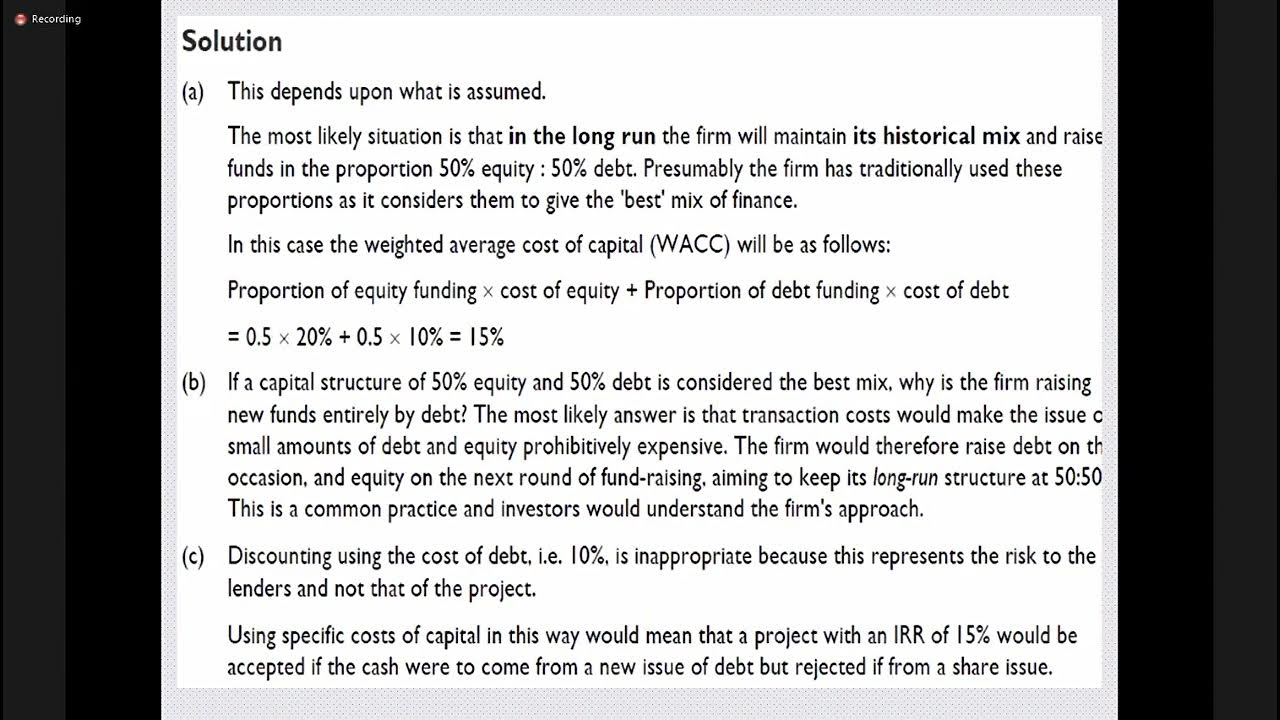 Financial Management, Class-2, part-2 - YouTube