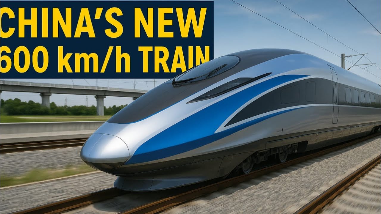 China's new 600 km/h train, which will cut the journey from Islamabad ...