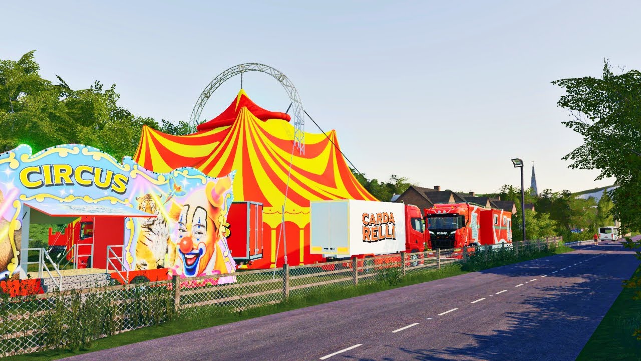 Circus comes to Sandy Bay! Farming Simulator [FS19 Ep.05] - YouTube