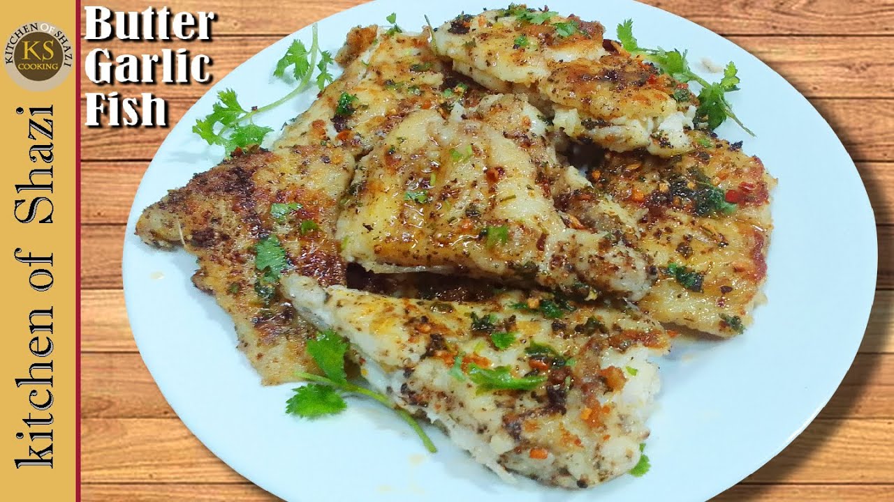 LEMON BUTTER GARLIC FISH RECIPE | PAN FRY FISH | SEAFOOD RECIPE - YouTube